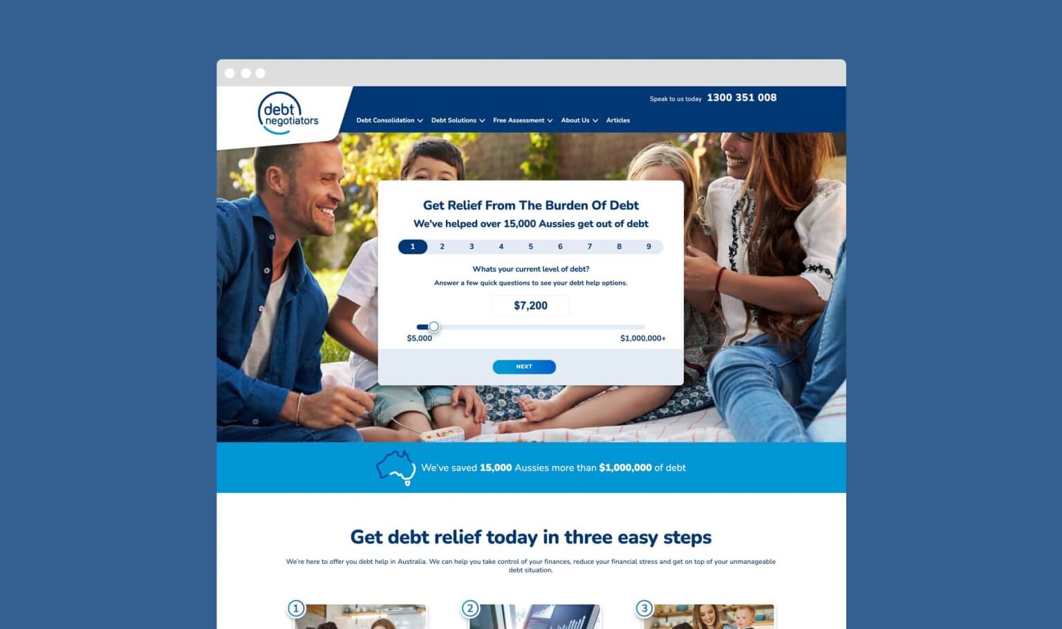 Debt Negotiators | Wordpress Development | Digital Thing
