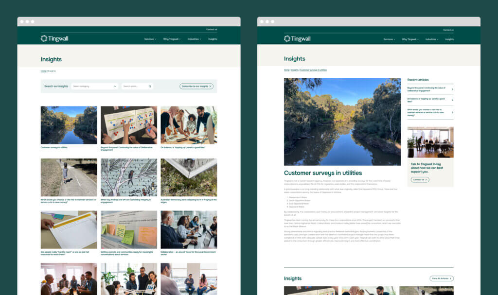 Tingwall | Wordpress Development | Digital Thing